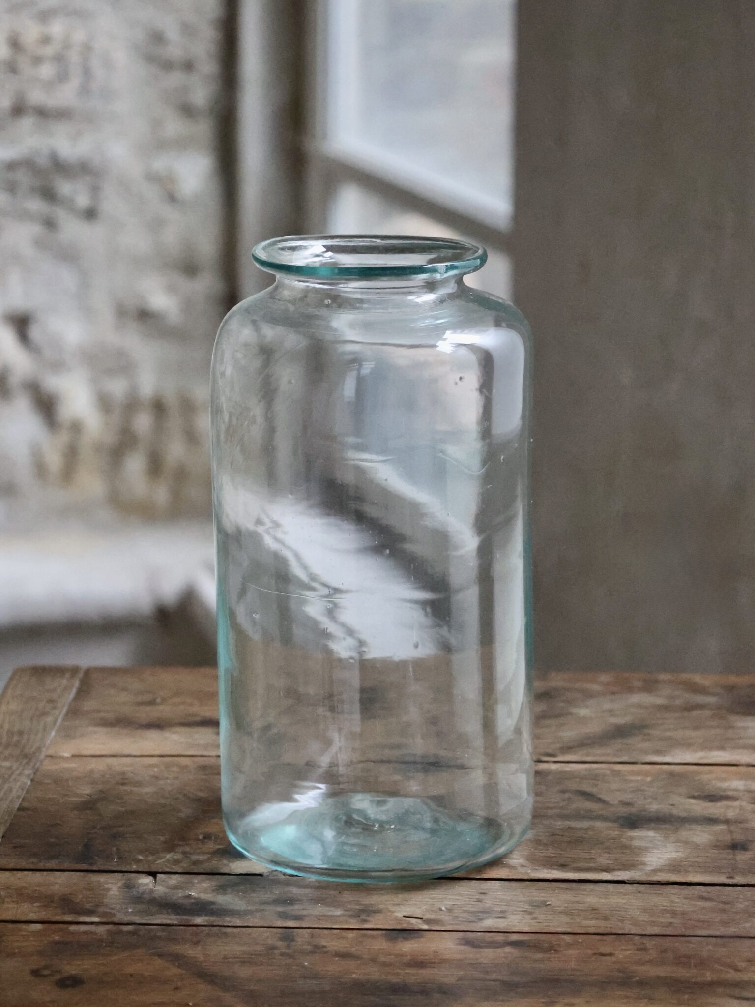 Pharmacy Grand Transparent - La Soufflerie - Mouth-blown recycled glass