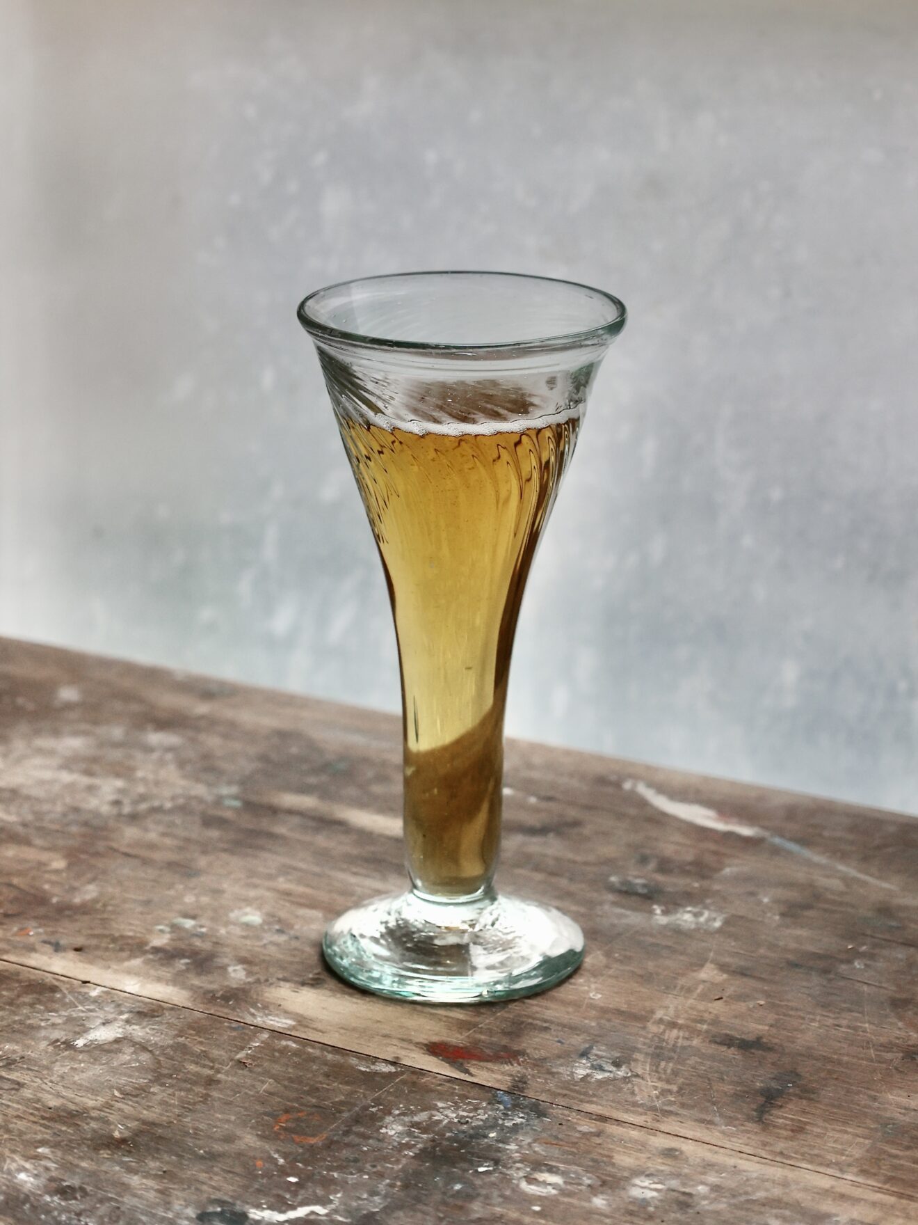 Flûte Transparent - La Soufflerie - Mouth-blown recycled glass