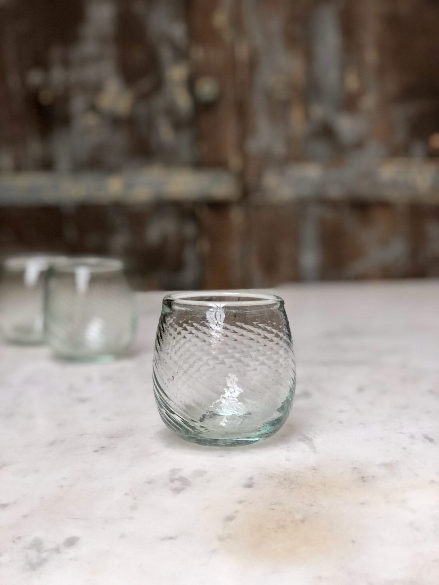 Goblet Rond Venezia - La Soufflerie - Mouth-blown recycled glass
