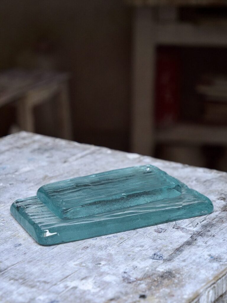 Burriera Linea Grande - La Soufflerie - Mouth-blown recycled glass