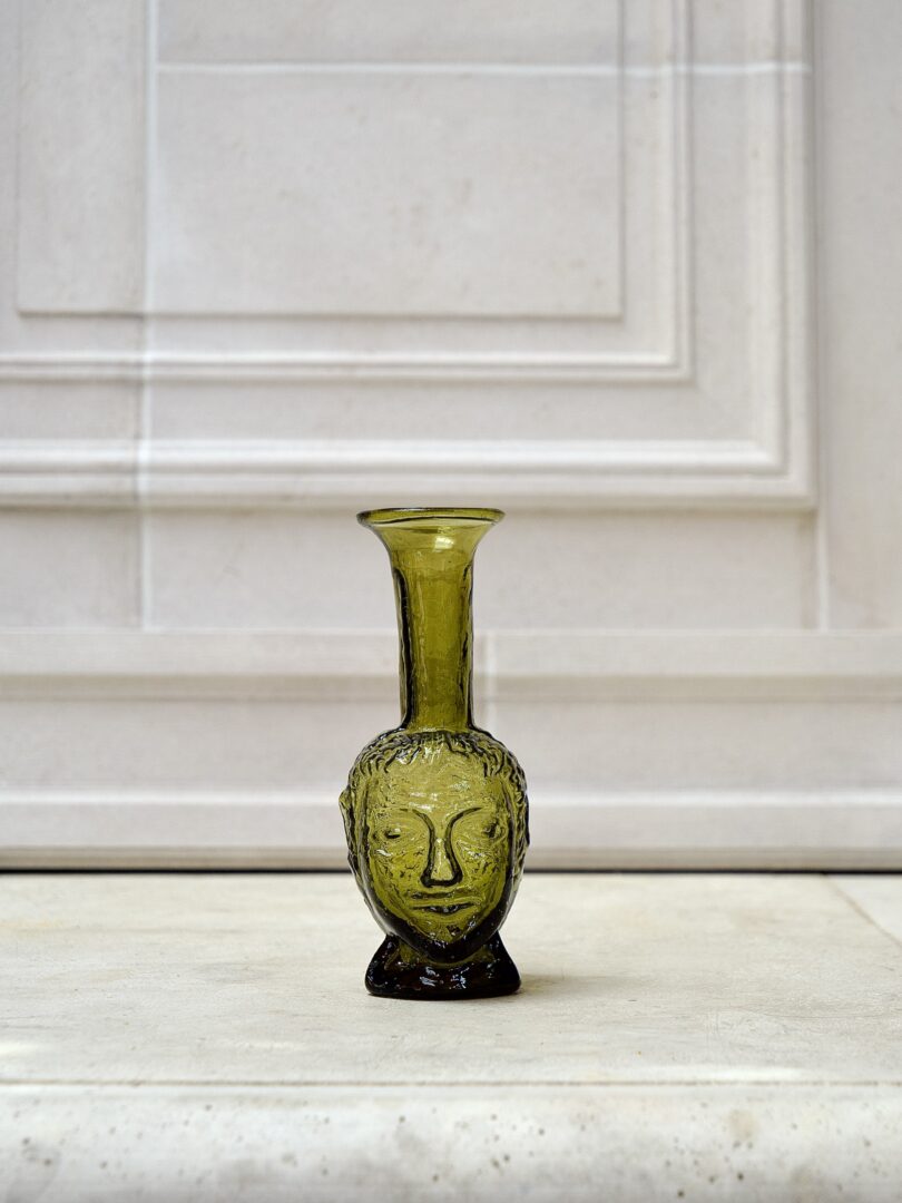 Vase Tête Olive - La Soufflerie - Mouth-blown recycled glass