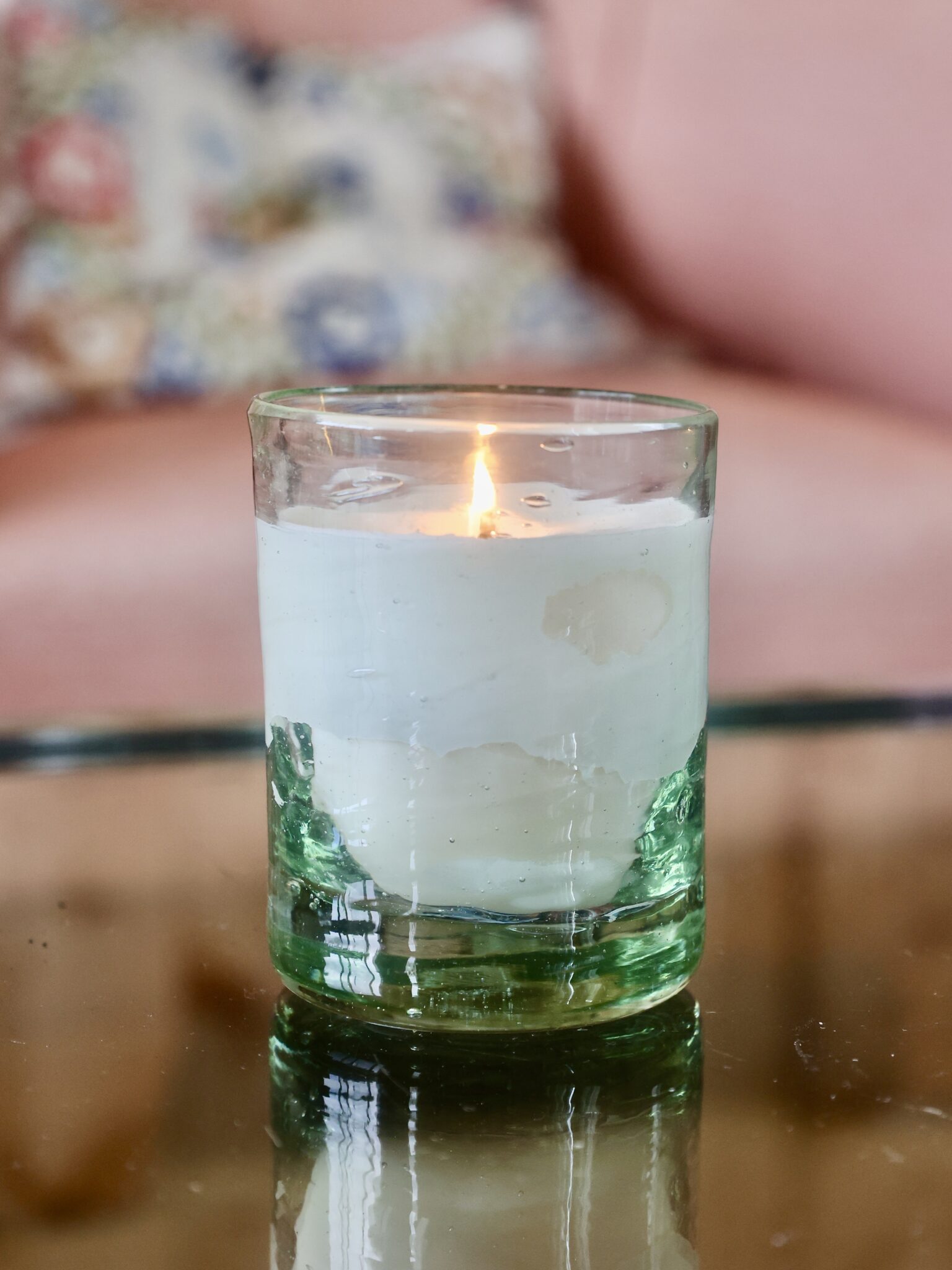 Murano Moyen Bougie Transparent - La Soufflerie - Hand-poured candle