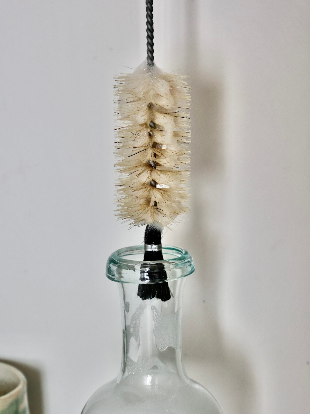 Bottle brush with bristles: 50mm - La Soufflerie