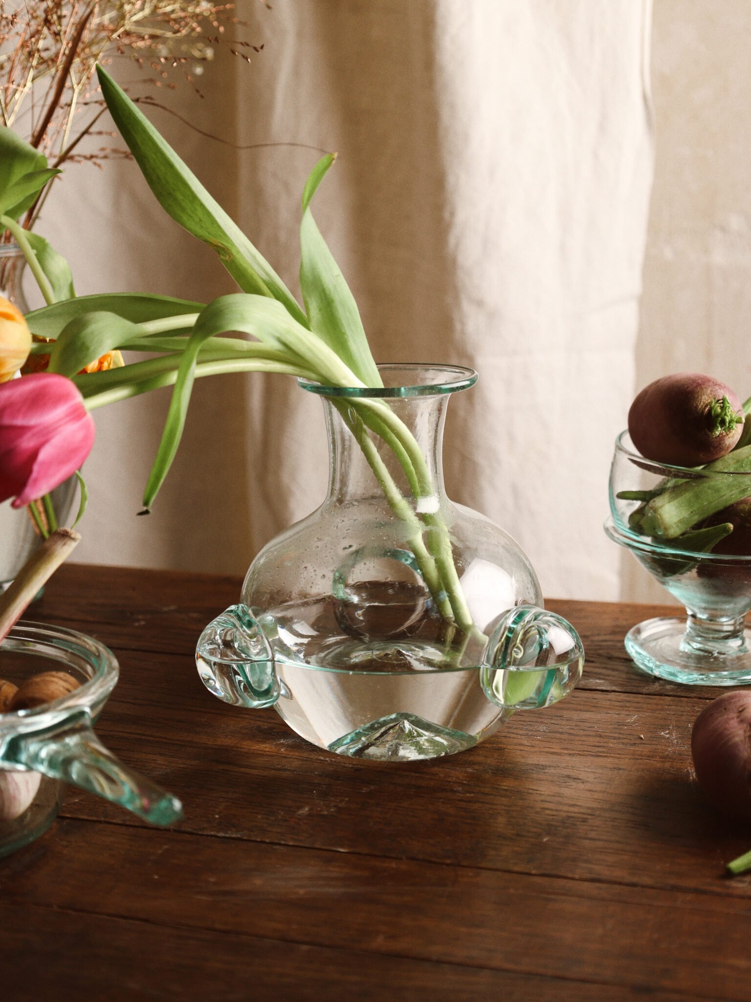 Alien en Carafe - La Soufflerie - Hand-blown glass carafe